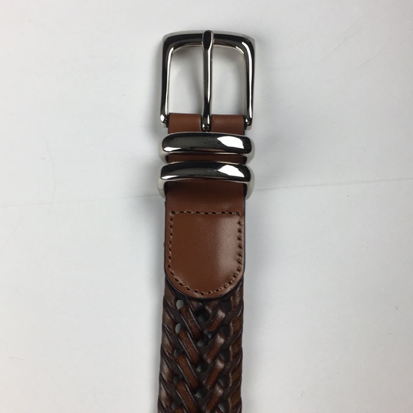 Perry Ellis | Accessories | Used Mens Braided Leather Belt | Poshmark